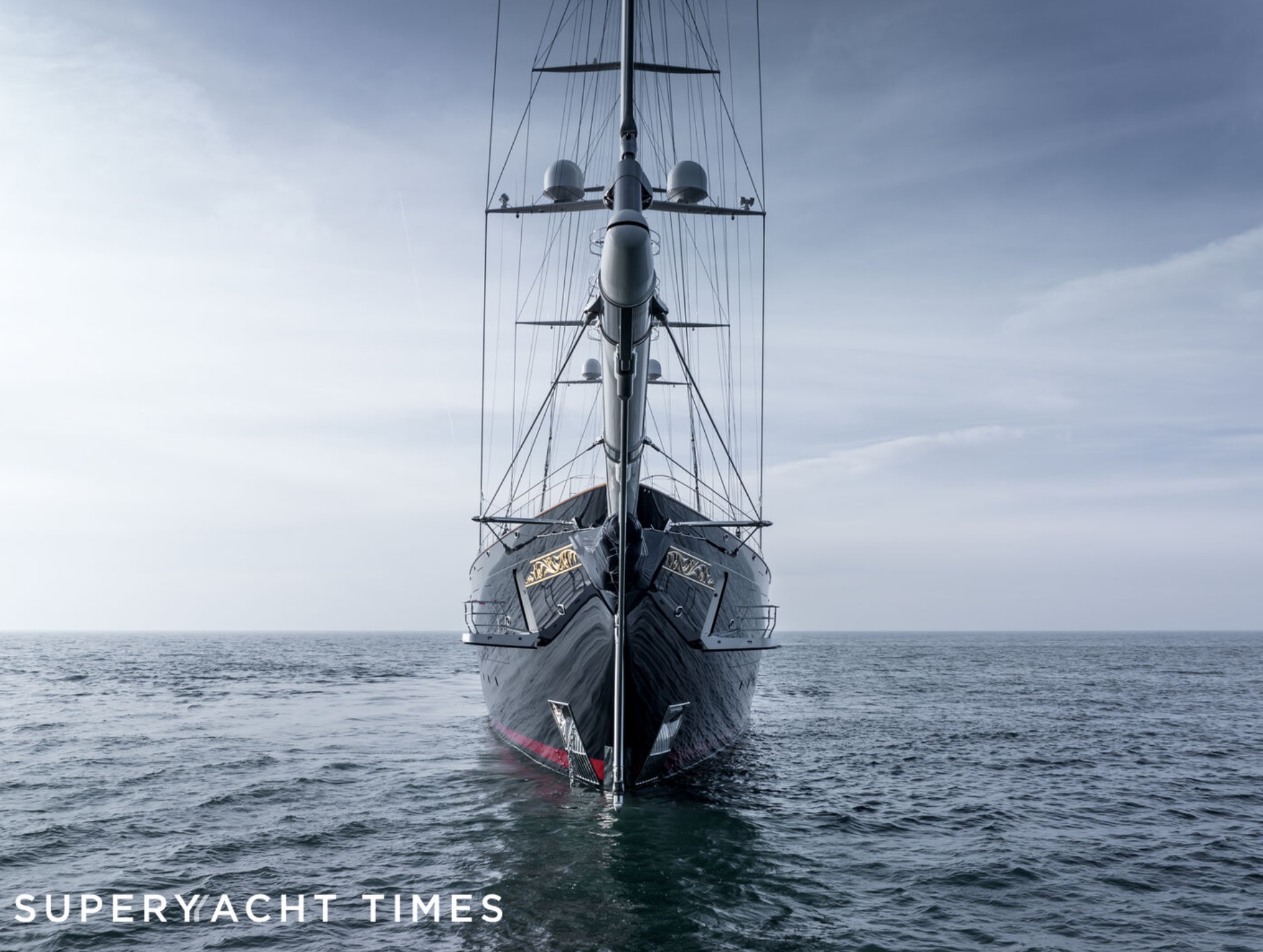 World's largest sailing yacht 127m Oceanco Koru delivered